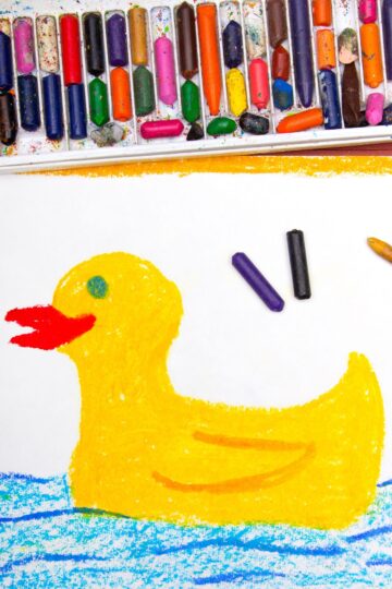 How To Draw a Duck Easy Step-By-Step Tutorial - Made with HAPPY