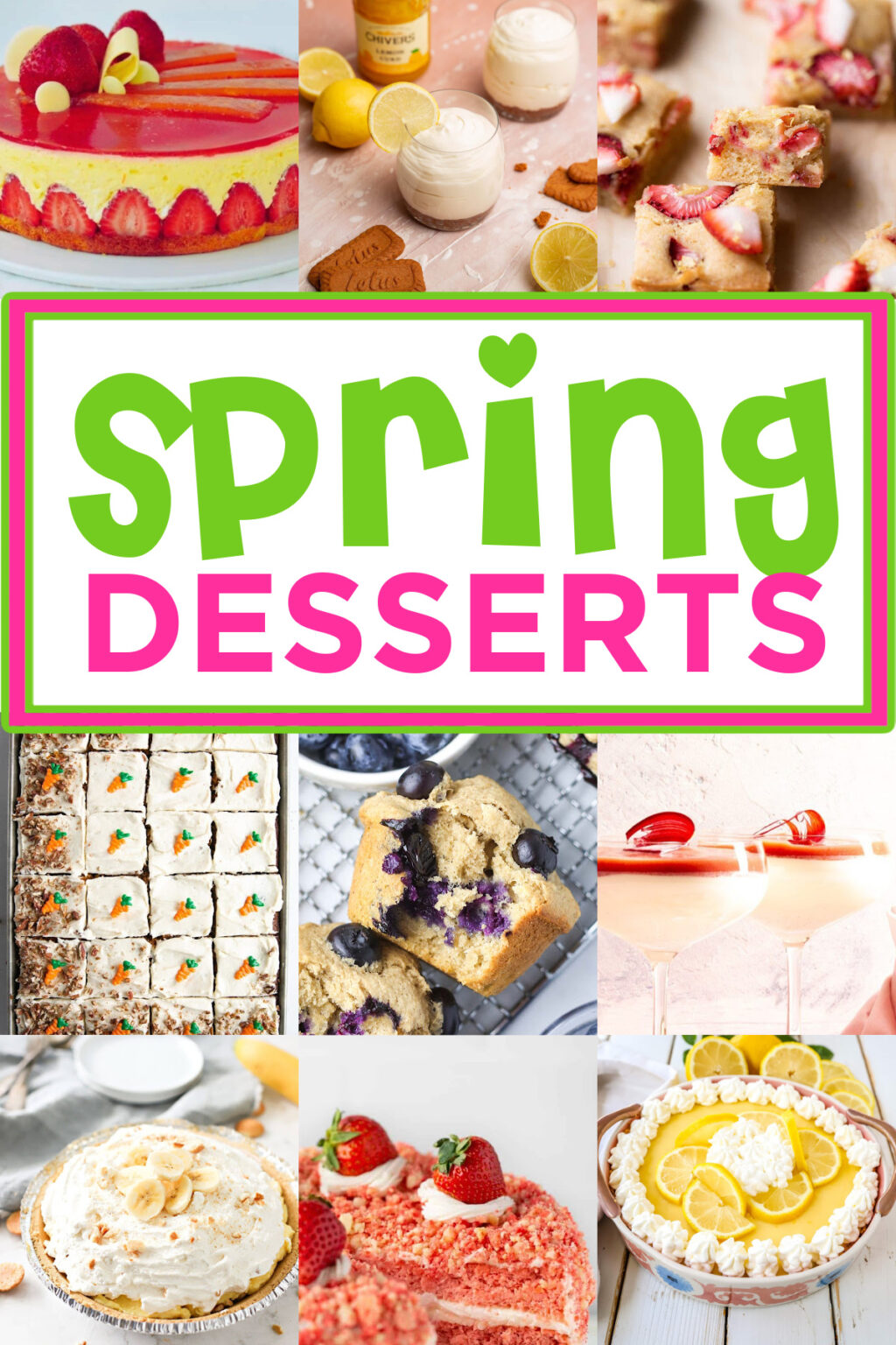 35+ Easy Spring Desserts - Made with HAPPY