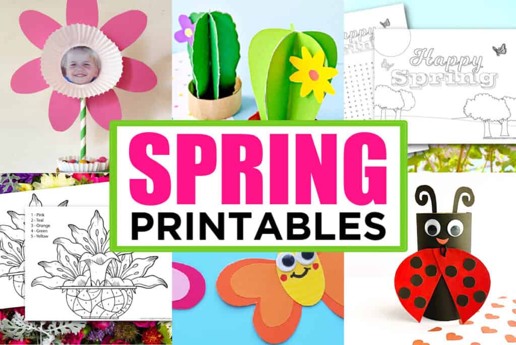 50+ Free Spring Printables For Kids - Made with HAPPY