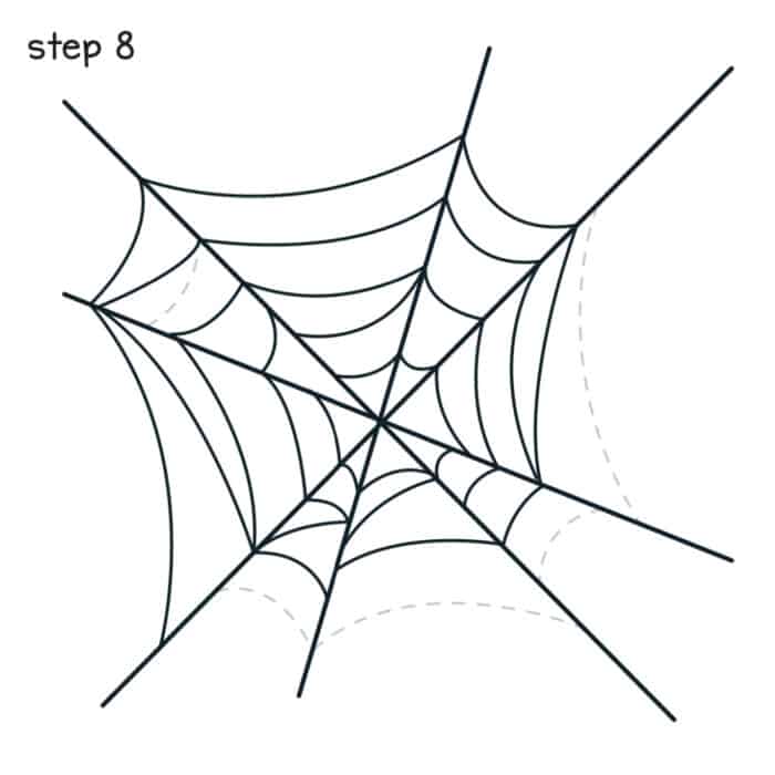 How to Draw a Spider Web - Made with HAPPY