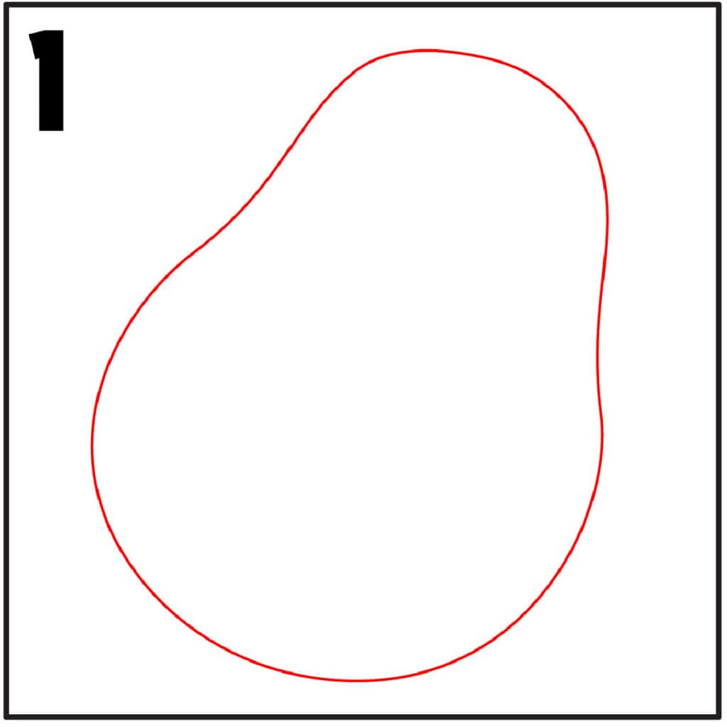 How To Draw an Avocado Easy Step By Step Tutorial - Made with HAPPY
