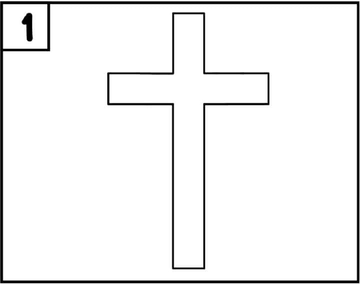 How To Draw a Cross Easy Step-By-Step Tutorial - Made with HAPPY