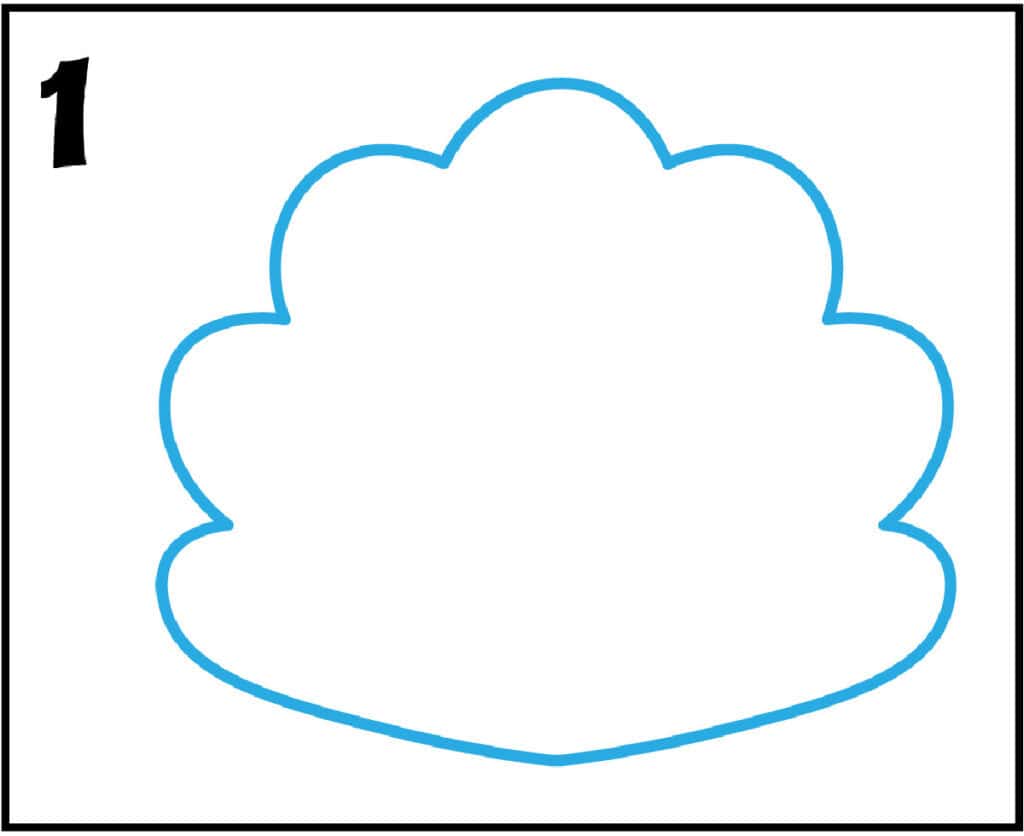 How To Draw a Shell - Easy Step-by-Step Tutorial - Made with HAPPY