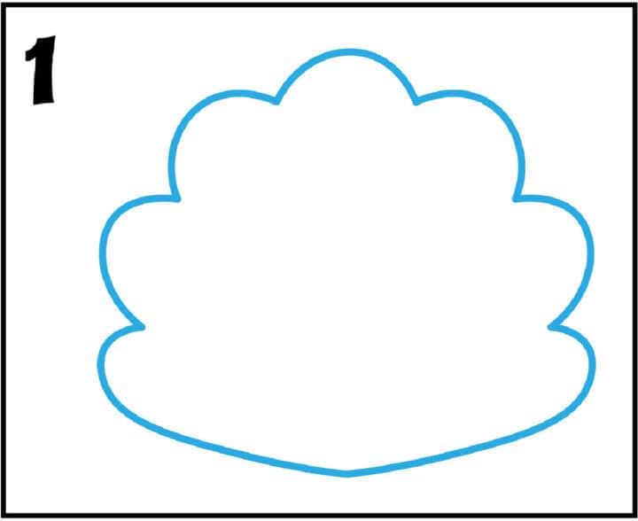 How To Draw a Shell - Easy Step-by-Step Tutorial - Made with HAPPY