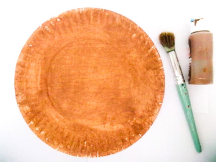 Paper Plate Gingerbread Craft - Made with HAPPY