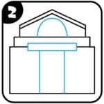 How To Draw a Library - Easy Step By Step Tutorial - Made with HAPPY