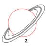 How To Draw Saturn Easy Step-by-Step Tutorial - Made with HAPPY