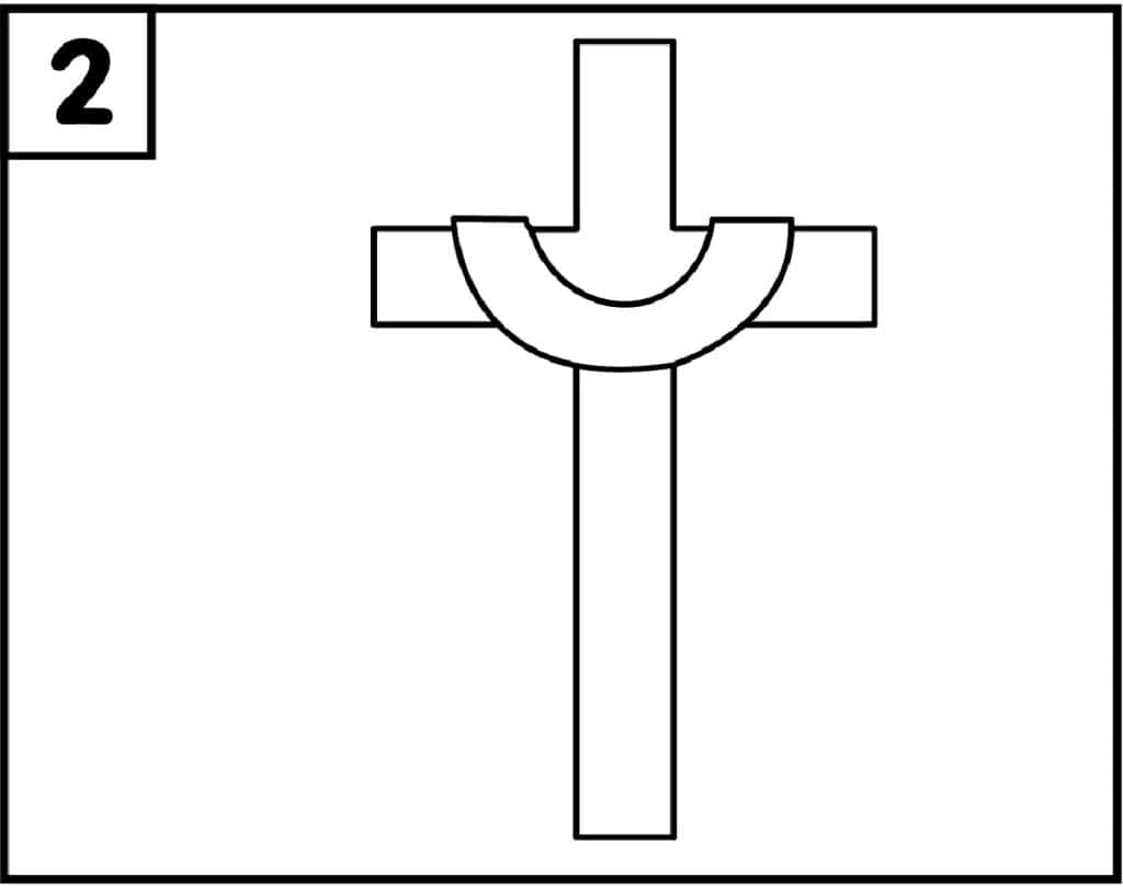 How To Draw a Cross Easy Step-By-Step Tutorial - Made with HAPPY