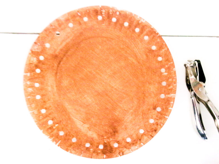 Paper Plate Gingerbread Craft - Made with HAPPY