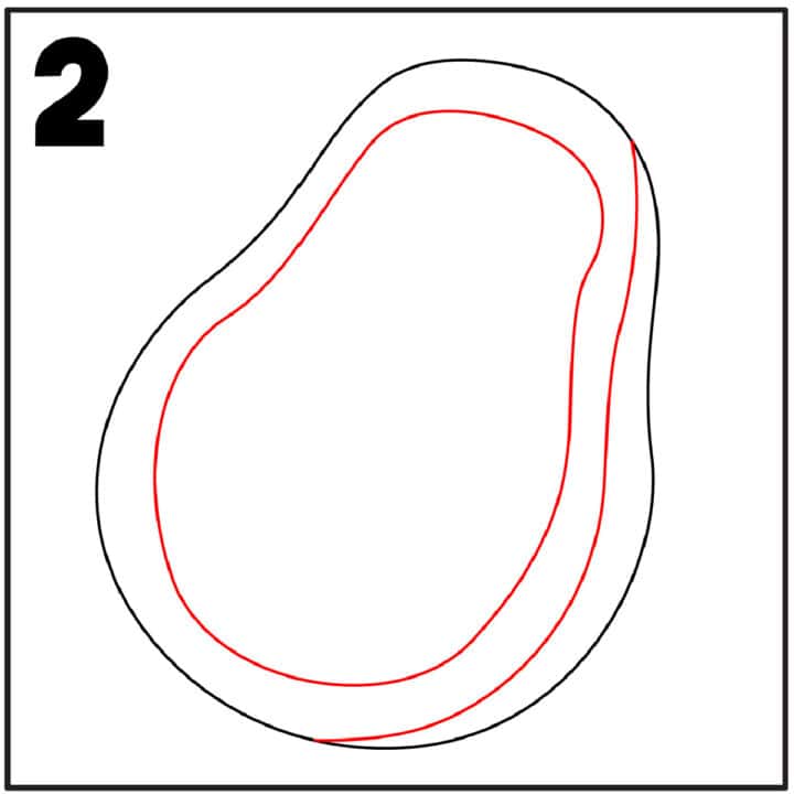 How To Draw an Avocado Easy Step By Step Tutorial - Made with HAPPY