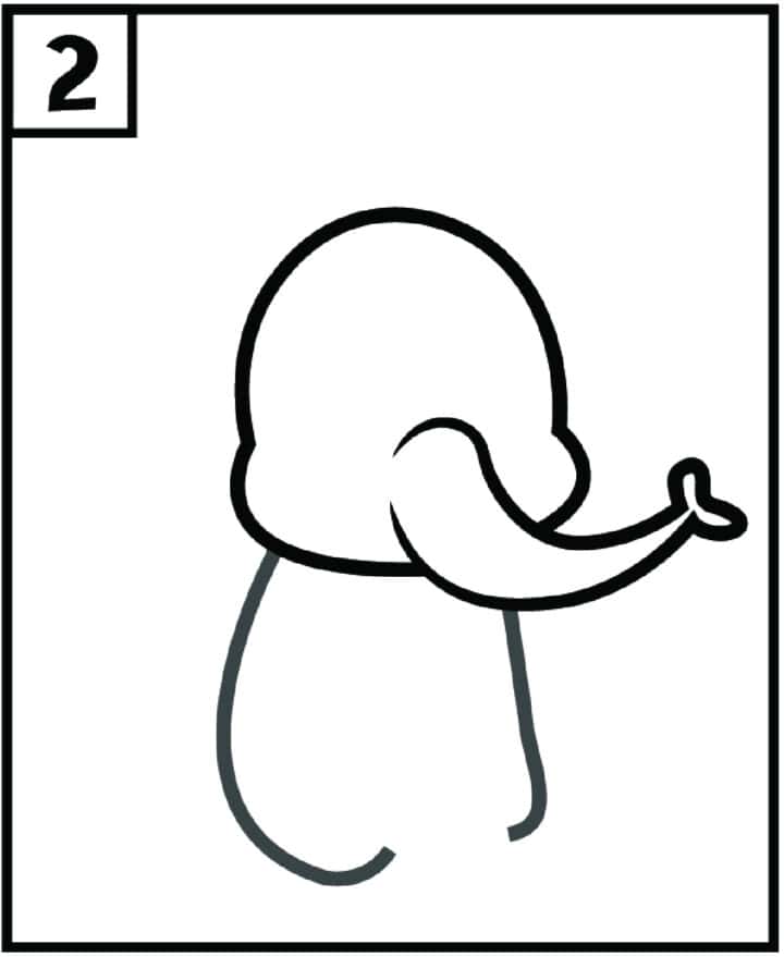 How To Draw an Elephant - Made with HAPPY