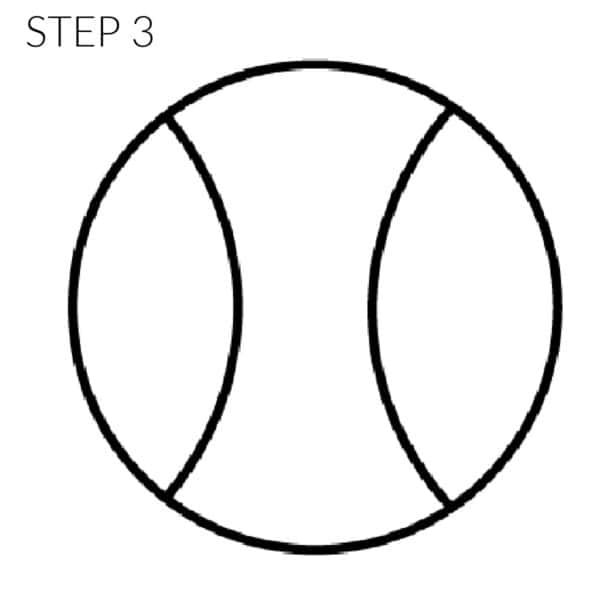 How To Draw a Baseball Easy Step-By-Step Tutorial - Made with HAPPY