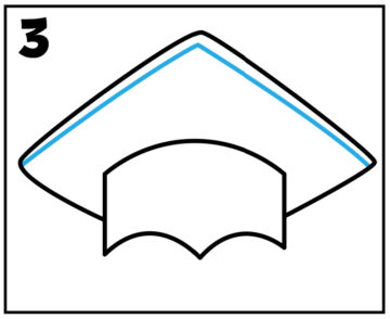 How to Draw a Graduation Cap Easy Step By Step Tutorial