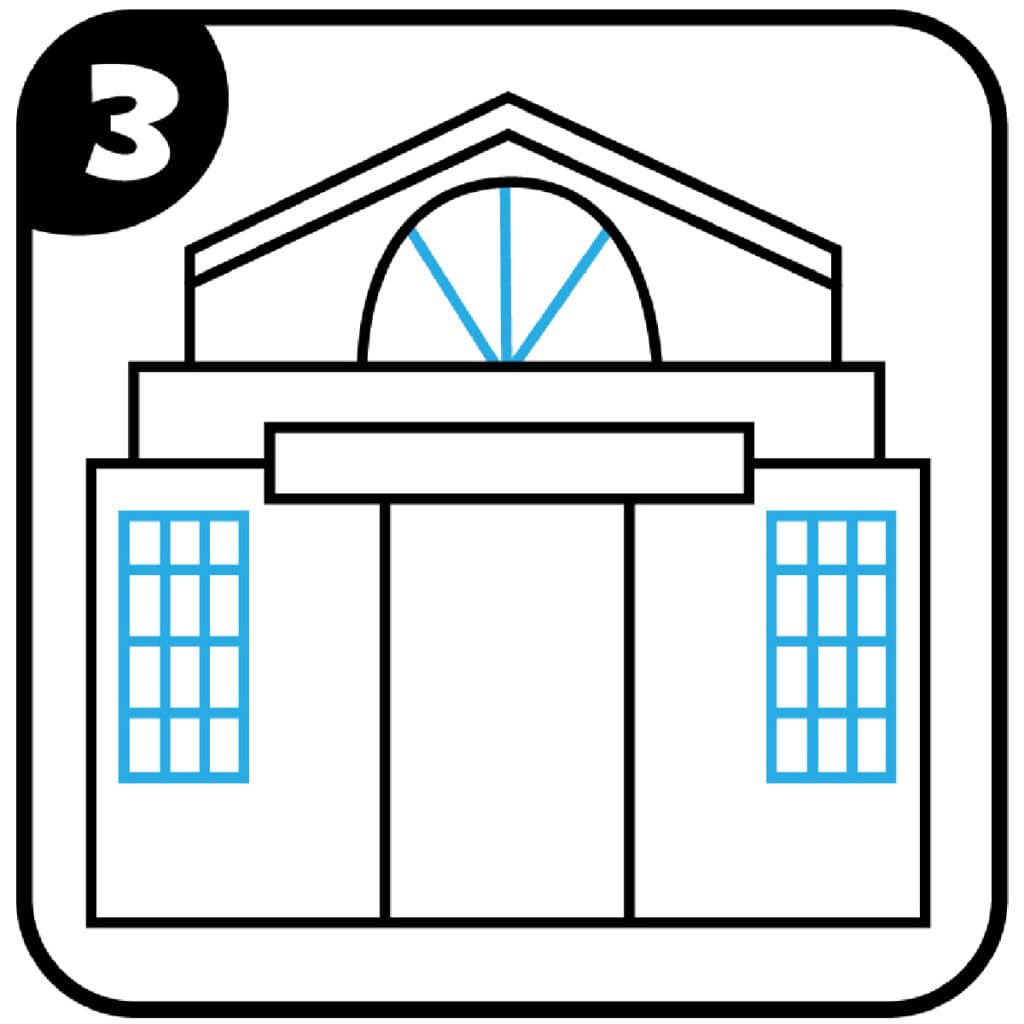 How To Draw a Library - Easy Step By Step Tutorial - Made with HAPPY