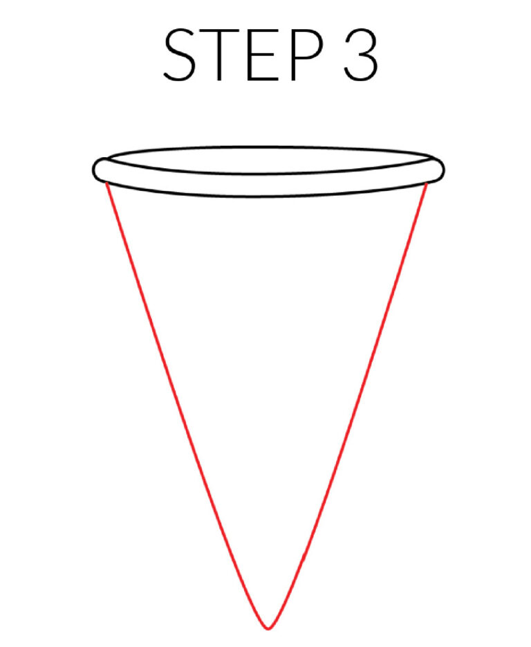 How To Draw An Ice Cream Cone - Easy Step-By-Step Guide
