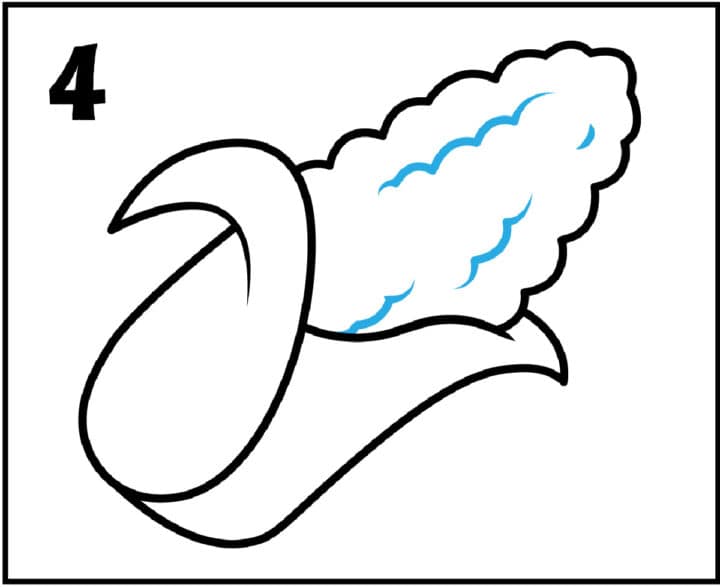 How To Draw Corn Easy Step By Step Tutorial - Made with HAPPY