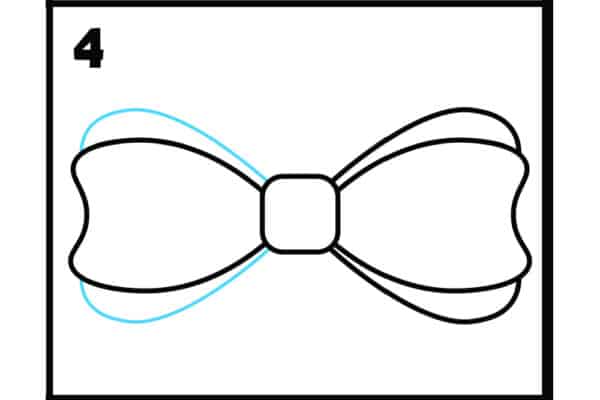 How to Draw a Bow Tie Easy - Made with HAPPY