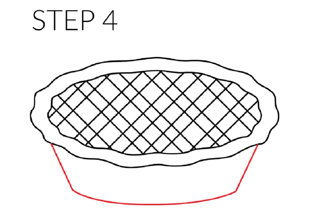 How To Draw a Pie Easy Step-By-Step Guide - Made with HAPPY