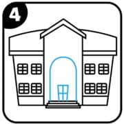 How To Draw a School - Easy Step By Step Tutorial - Made with HAPPY