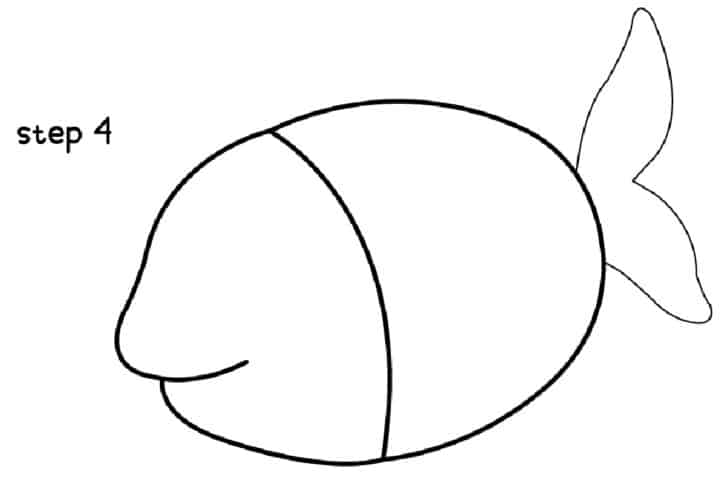How to Draw a Fish Easy Step By Step - Made with HAPPY