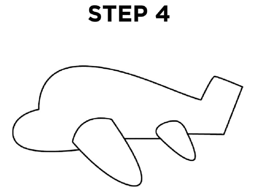 How To Draw an Airplane - Easy Step-By-Step Tutorial - Made with HAPPY