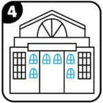 How To Draw a Library - Easy Step By Step Tutorial - Made with HAPPY