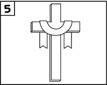 How To Draw a Cross Easy Step-By-Step Tutorial - Made with HAPPY