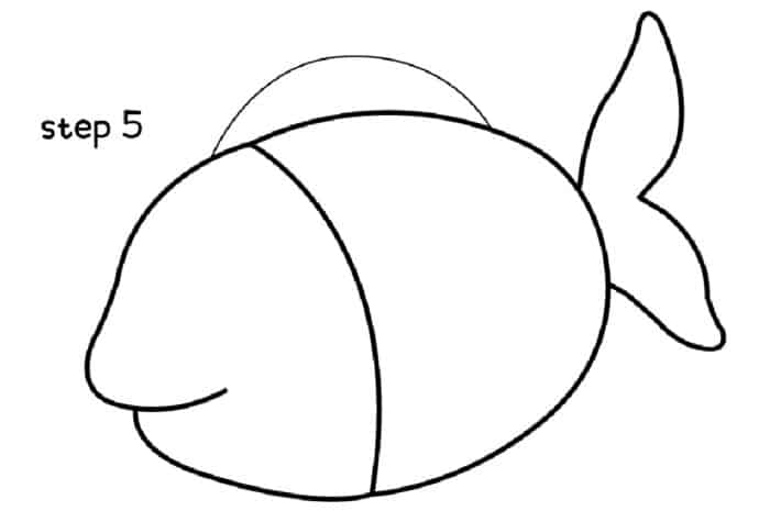 How to Draw a Fish Easy Step By Step - Made with HAPPY