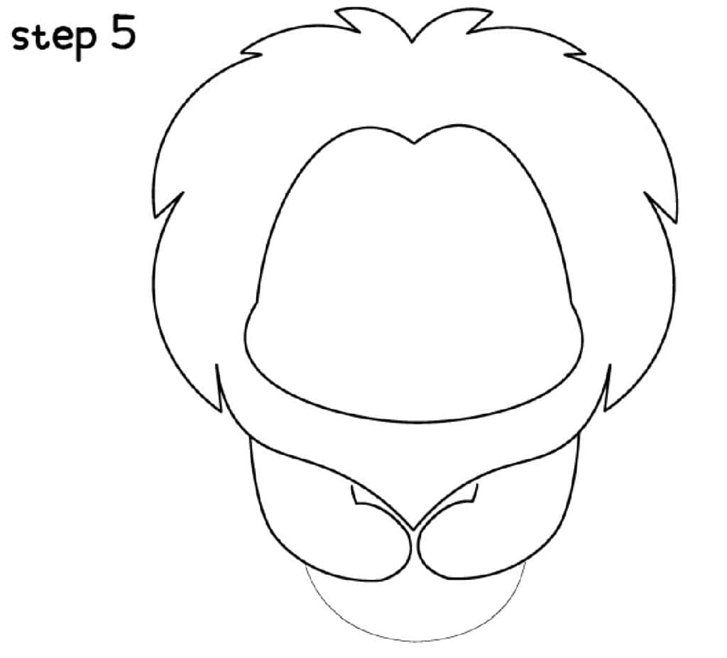 How to Draw a Lion Easy Step-By-Step Tutorial - Made with HAPPY