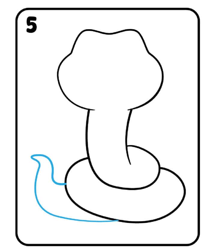 How To Draw a Snake Easy Step-By-Step Tutorial - Made with HAPPY