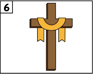 How To Draw a Cross Easy Step-By-Step Tutorial - Made with HAPPY