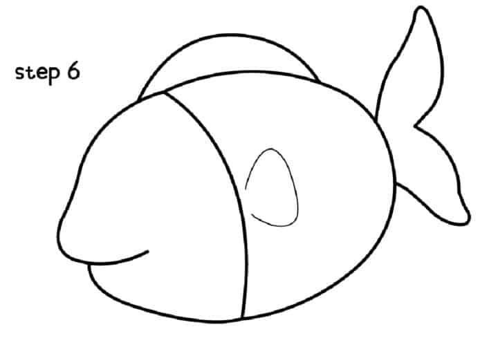 How to Draw a Fish Easy Step By Step - Made with HAPPY