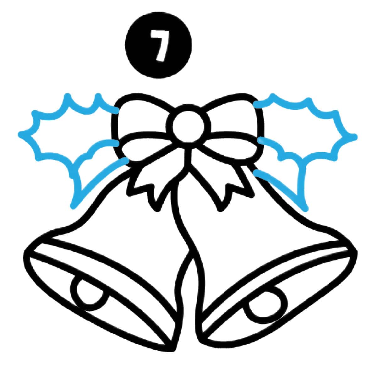 How To Draw Cute Christmas Bells