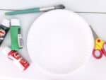 Paper Plate Strawberry Craft - Made with HAPPY
