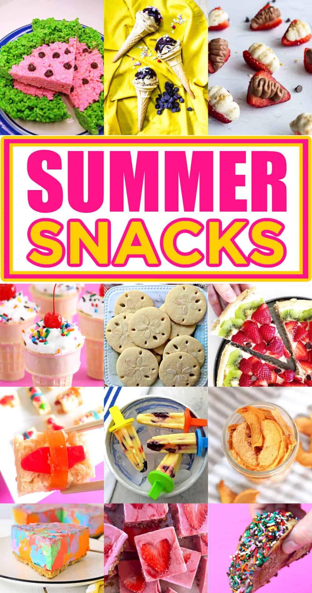 35+ Easy Summer Snacks - Made with HAPPY
