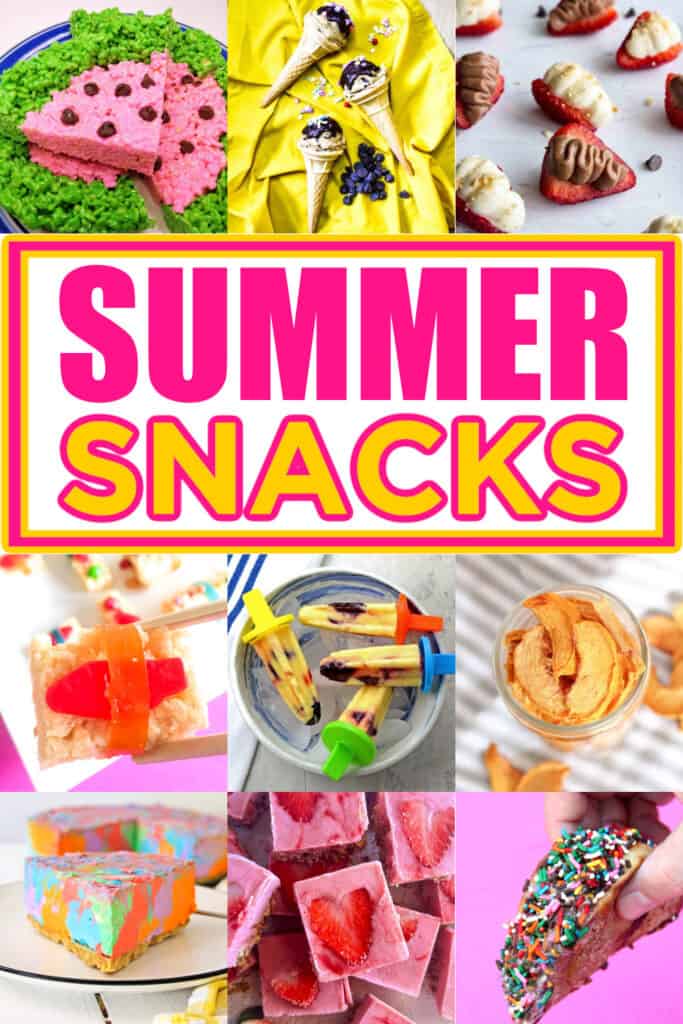 35+ Easy Summer Snacks - Made with HAPPY