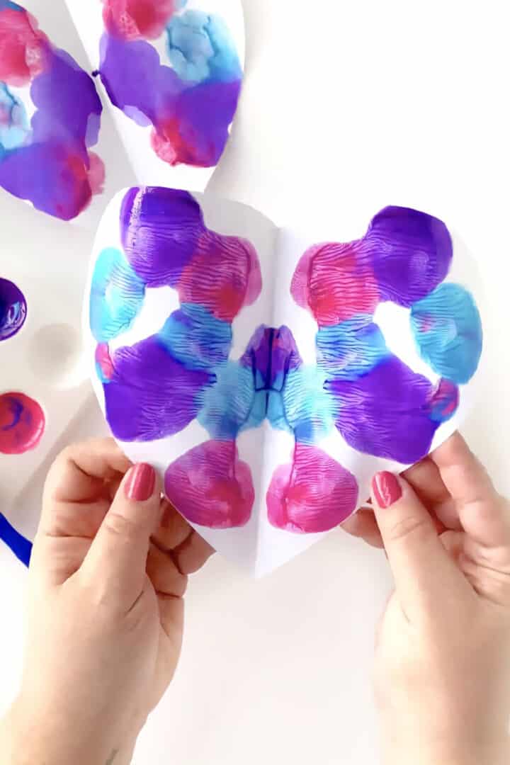 Easy Valentine Heart Symmetry Art for Toddlers and Preschoolers