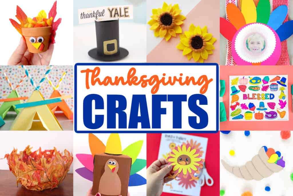 Paper Cornucopia Craft - Made with HAPPY
