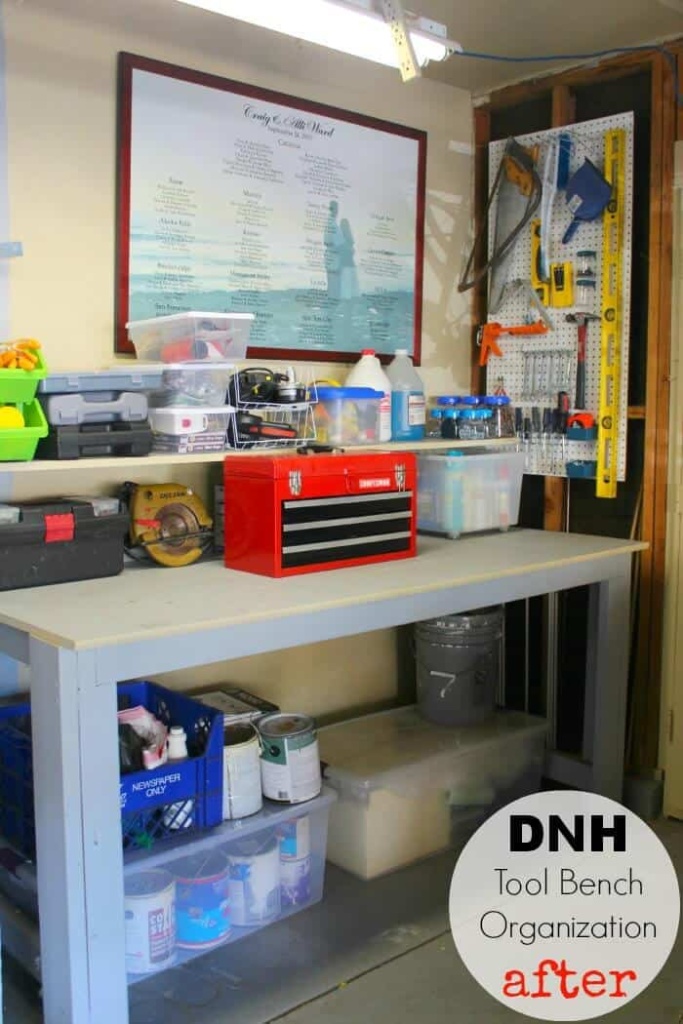 Tool Bench Organization - Made with HAPPY