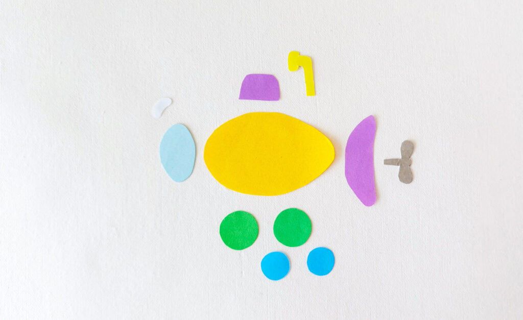 Paper Submarine Bookmark Craft - Made with HAPPY
