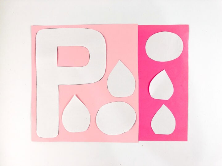 P is for Pig Craft with Printable Letter P - Made with HAPPY