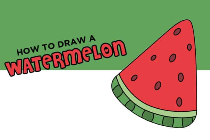 How To Draw a Watermelon - Made with HAPPY