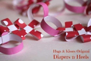 Hugs and Kisses Origami - Made with HAPPY